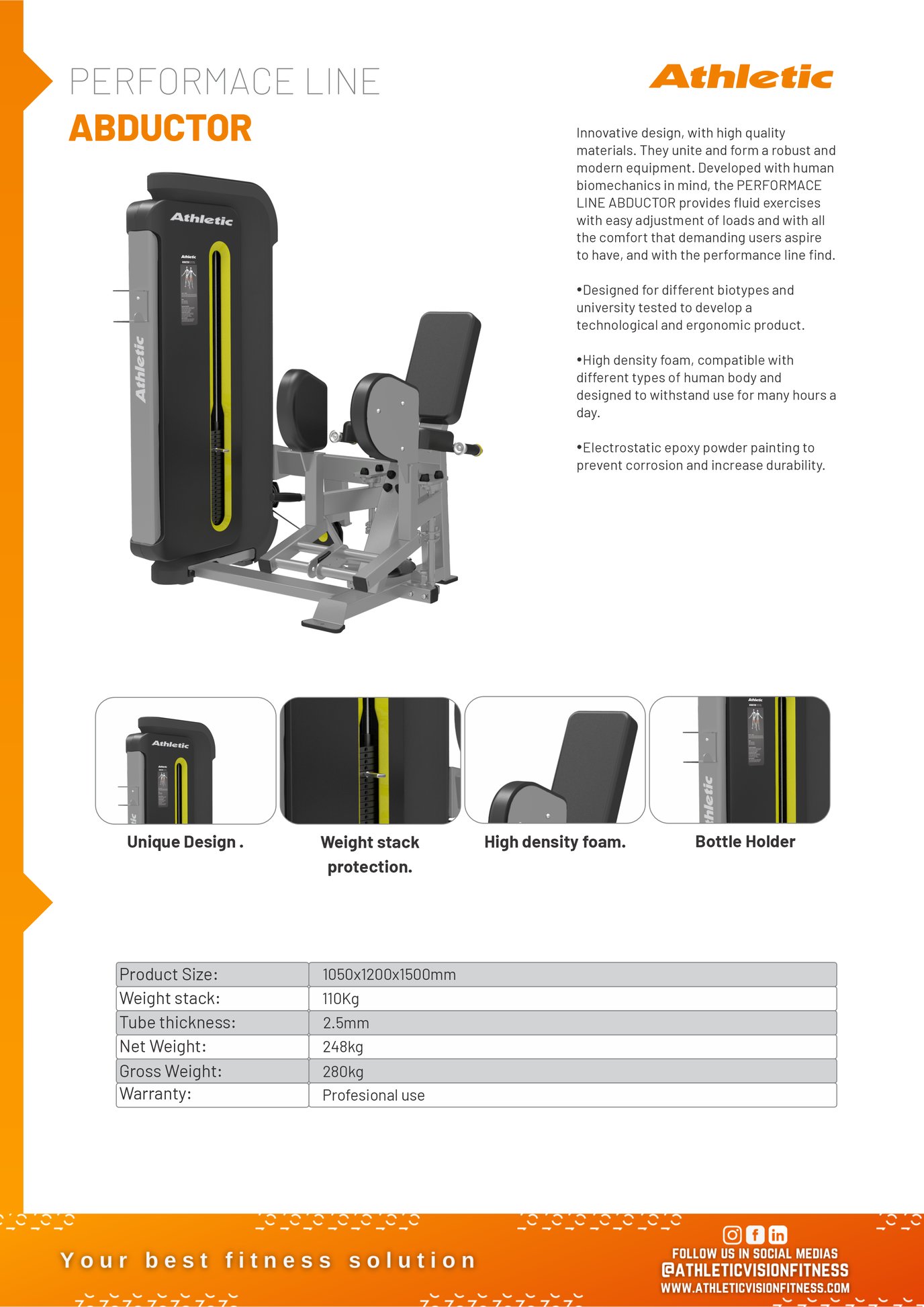 PERFORMANCE LINE - ABDUCTOR
