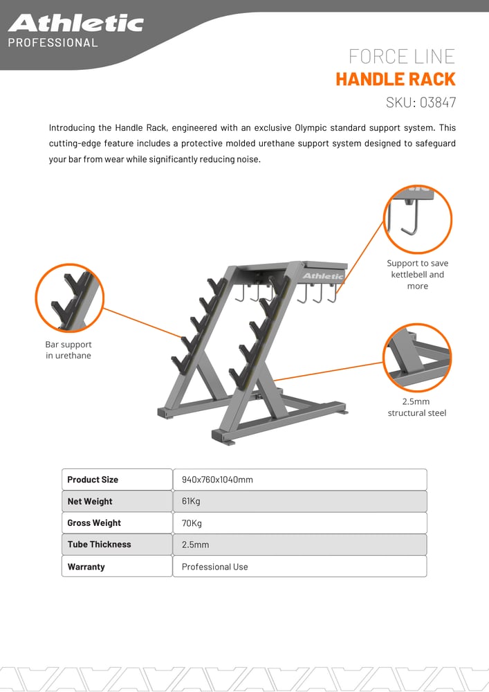 FORCE LINE - HANDLE RACK