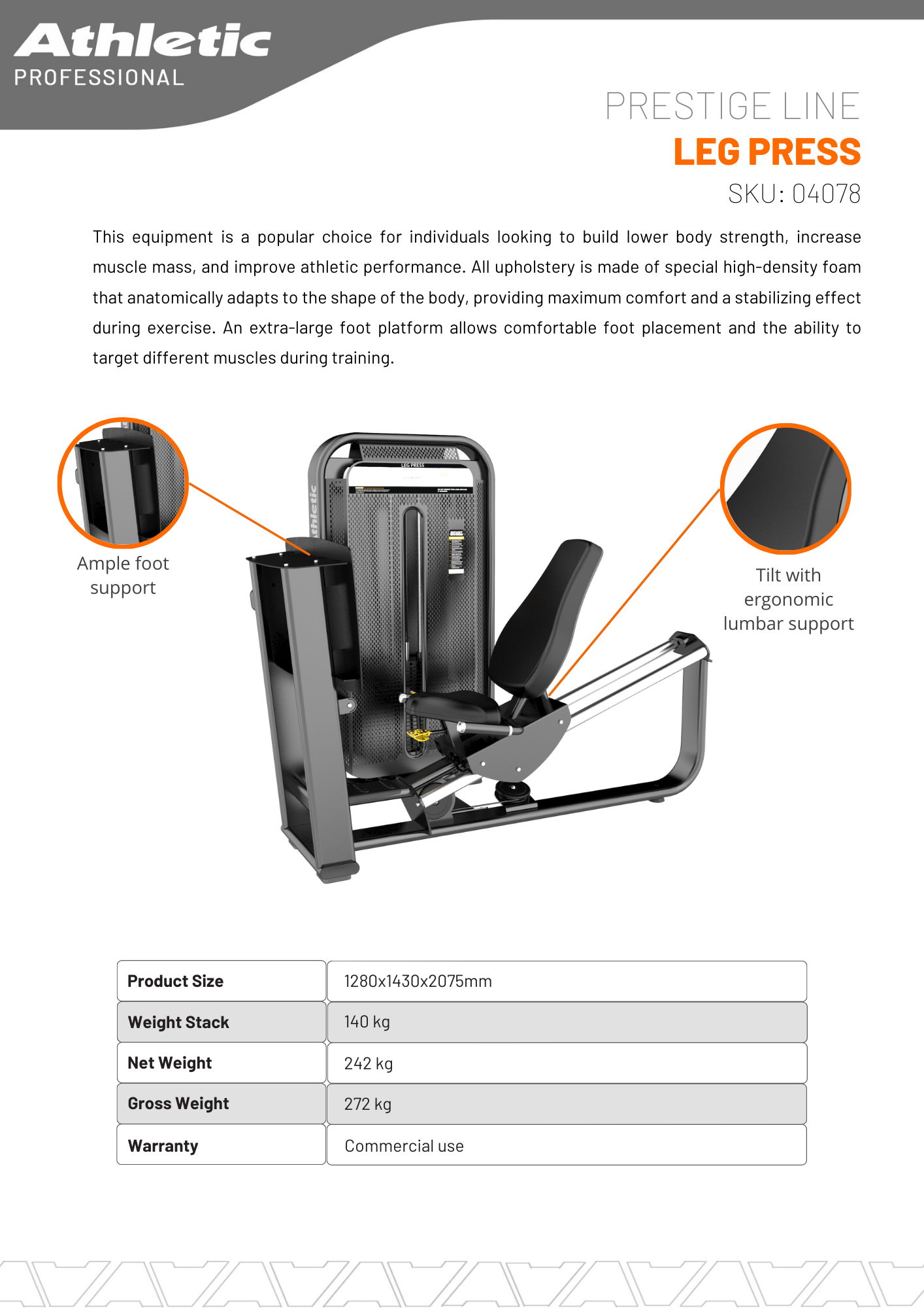 PRESTIGE LINE - LEG PRESS