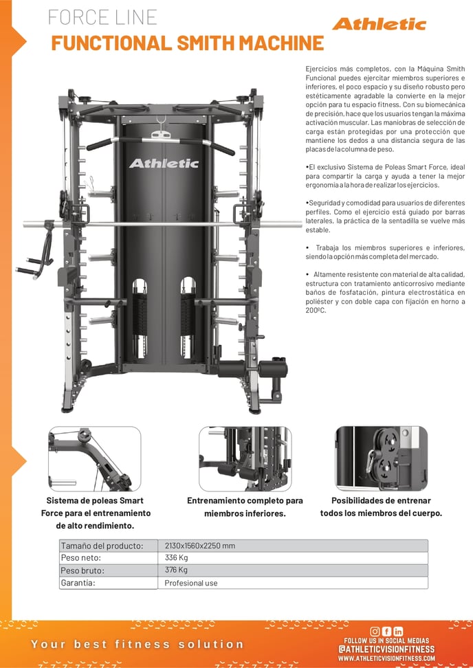 FORCE LINE - FUNCTIONAL SMITH MACHINE