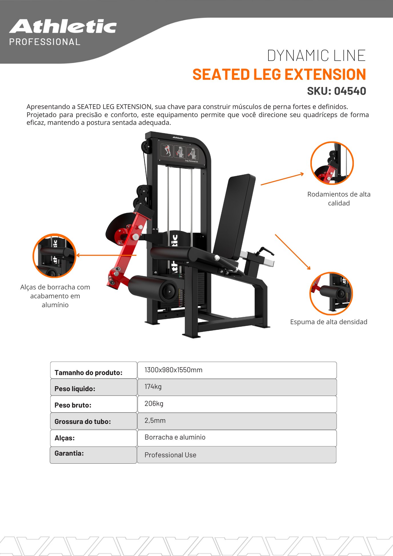 DYNAMIC LINE - SEATED LEG EXTENSION