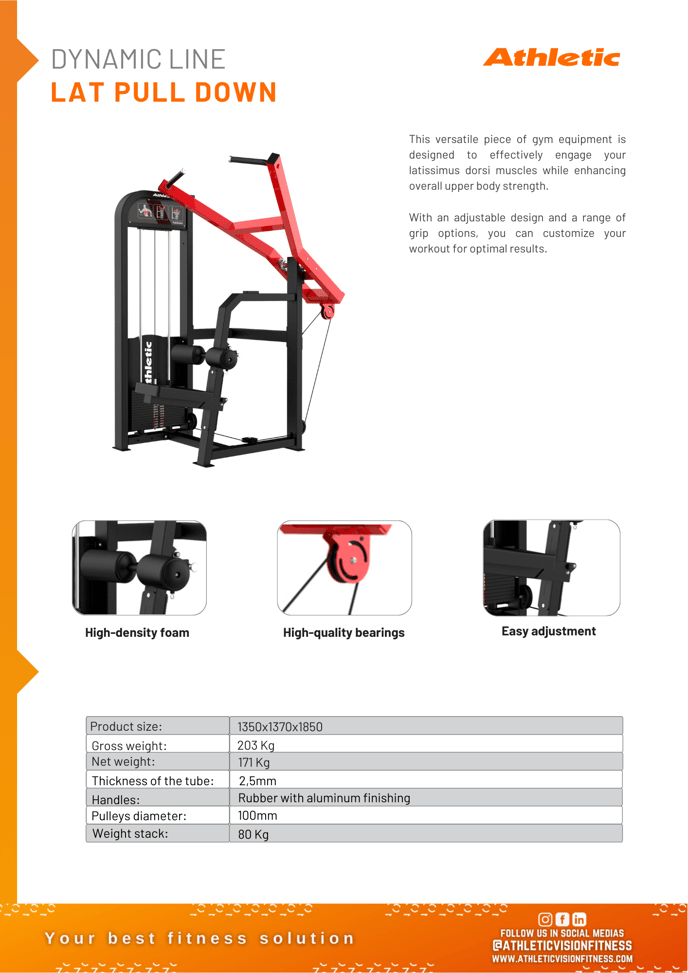 DYNAMIC LINE - LAT PULL DOWN