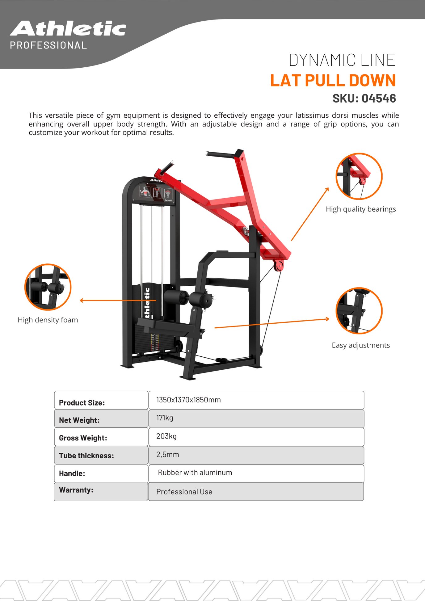 DYNAMIC LINE - LAT PULL DOWN