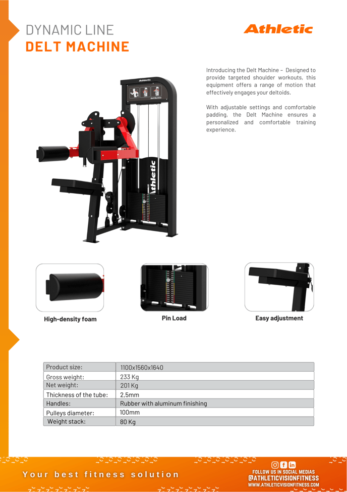 DYNAMIC LINE - DELT MACHINE