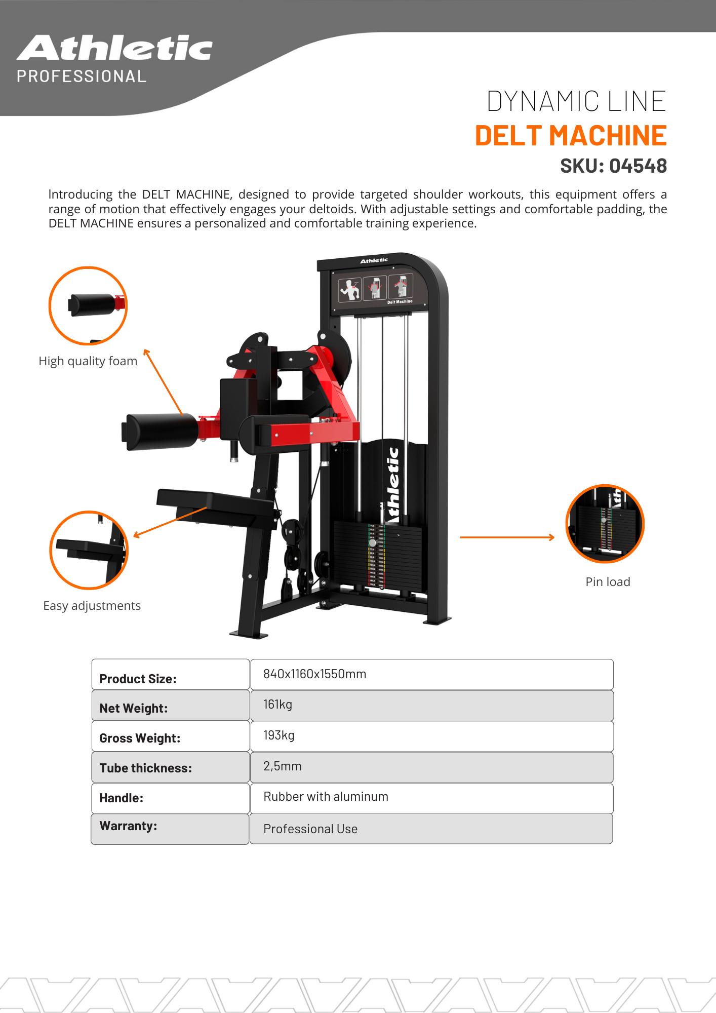 DYNAMIC LINE - DELT MACHINE