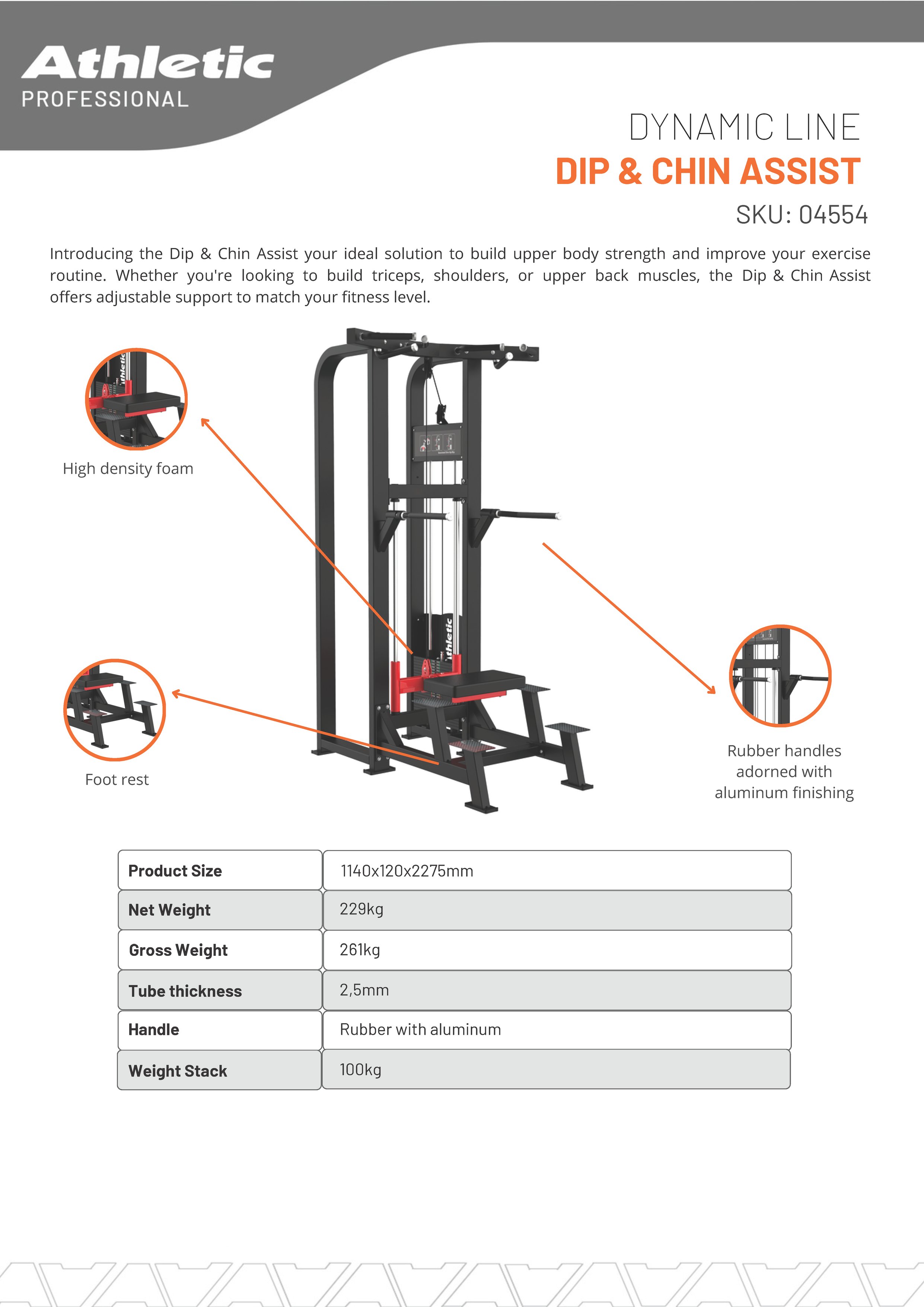DYNAMIC LINE - DIP & CHIN ASSIST