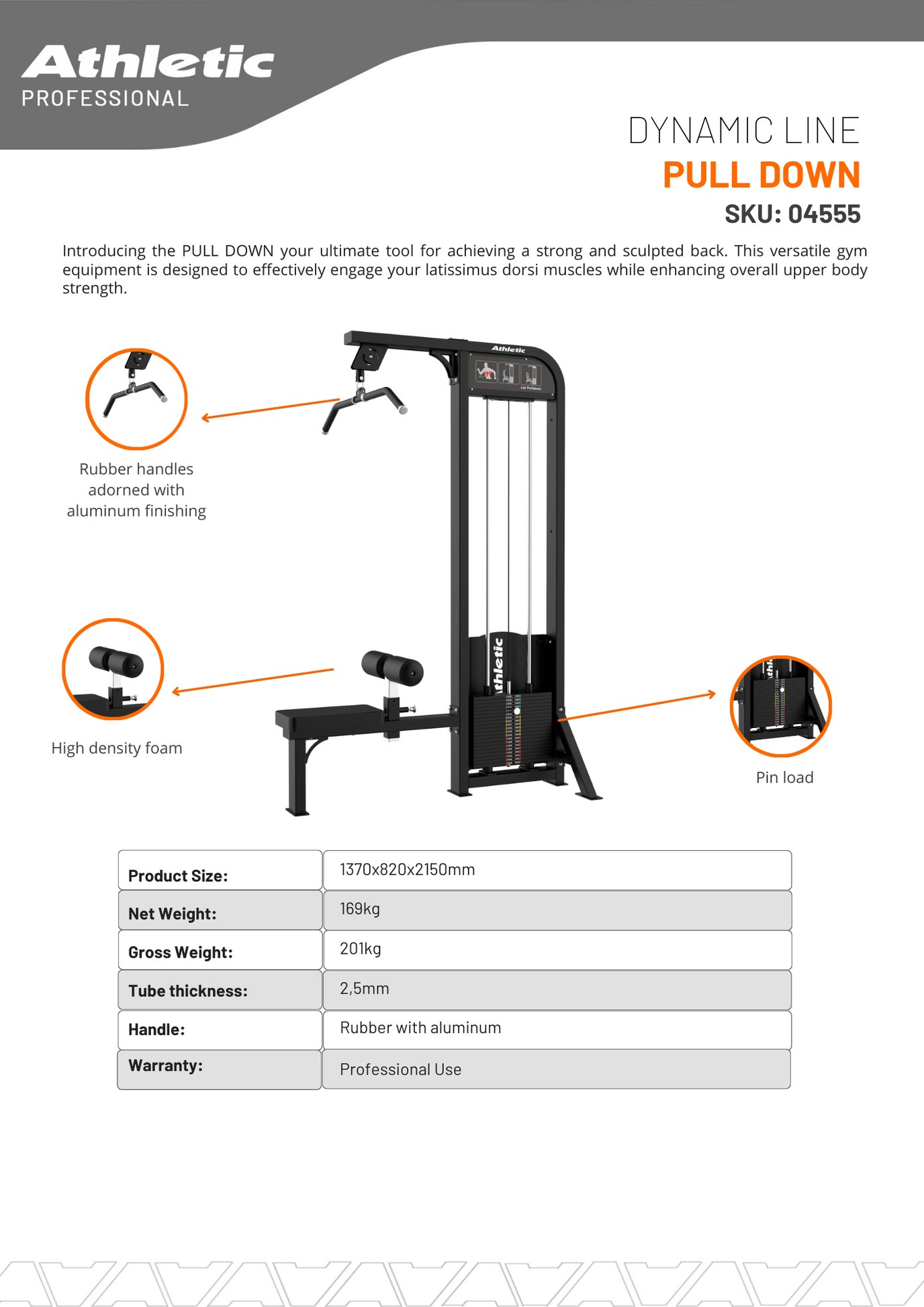 DYNAMIC LINE - PULL DOWN