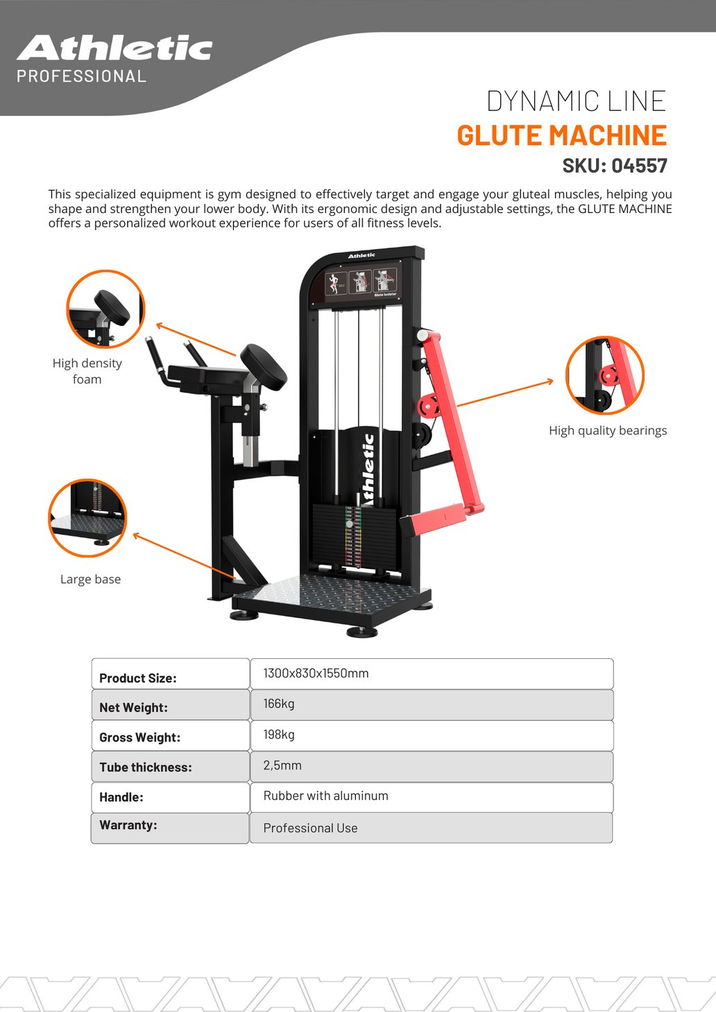 DYNAMIC LINE - GLUTE MACHINE