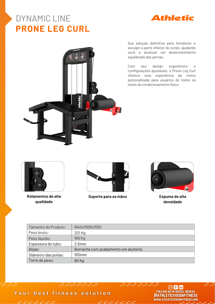 DYNAMIC LINE - PRONE LEG CURL