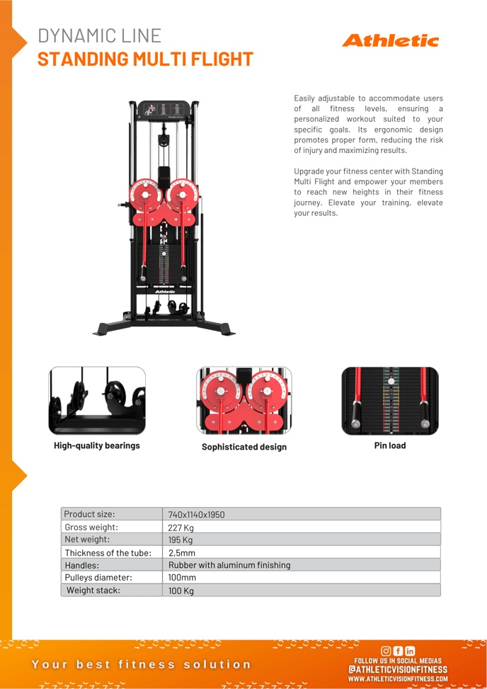 DYNAMIC LINE - STANDING MULTI FLIGHT