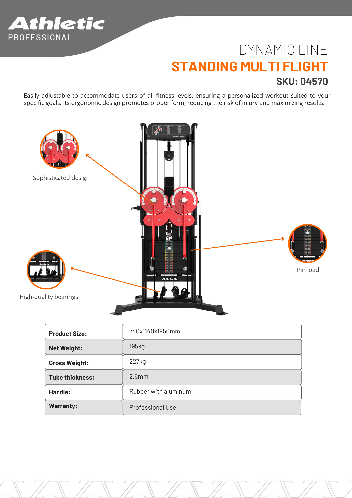 DYNAMIC LINE - STANDING MULTI FLIGHT