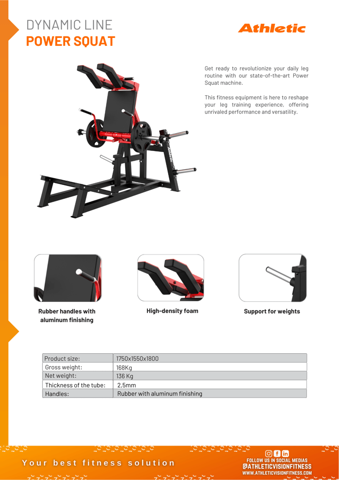 DYNAMIC LINE - POWER SQUAT