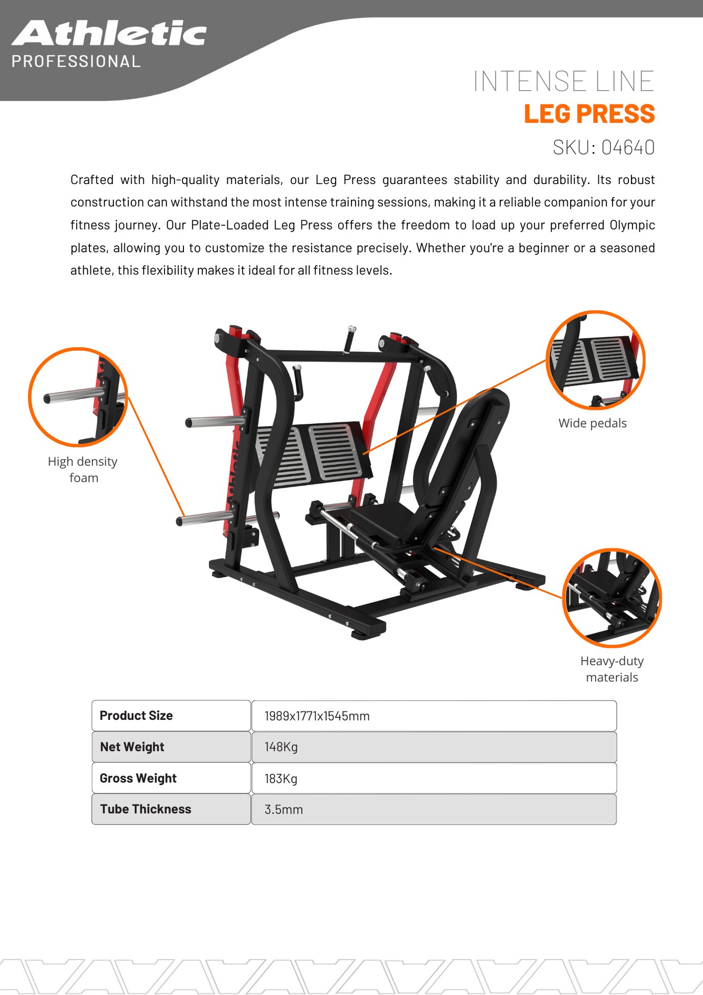 INTENSE LINE - LEG PRESS