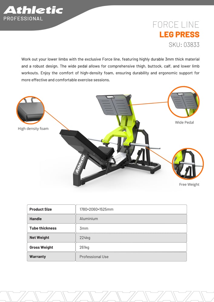 FORCE LINE - LEG PRESS