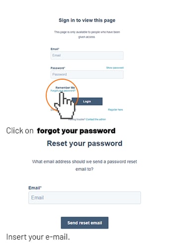 HOW TO RECOVER MY PASSWORD?